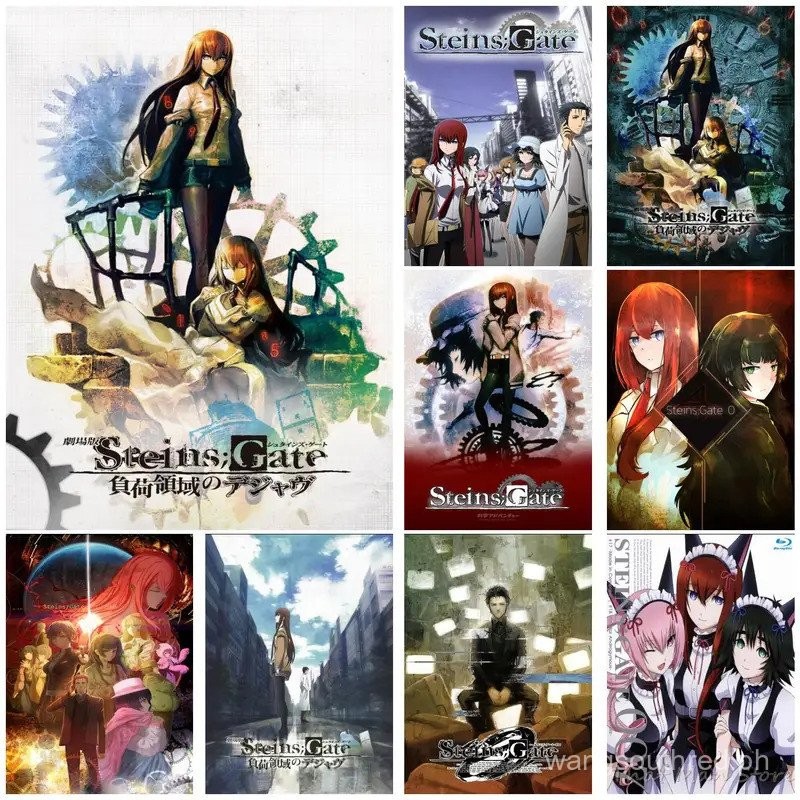 Steins Gate Anime Video Game Canvas Art Poster and Wall Art Picture ...