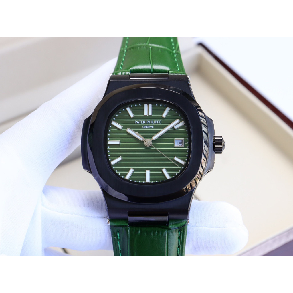 Patek Philippe Nautilus YY11 40MM Fresh Vitality Green Dial Black Outer ...