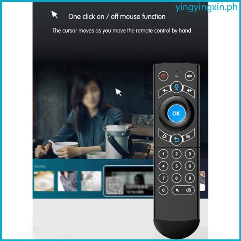 YIN UpgradedLCD LED TV Voice Gyroscope Remote Control G21 2 4G for ...