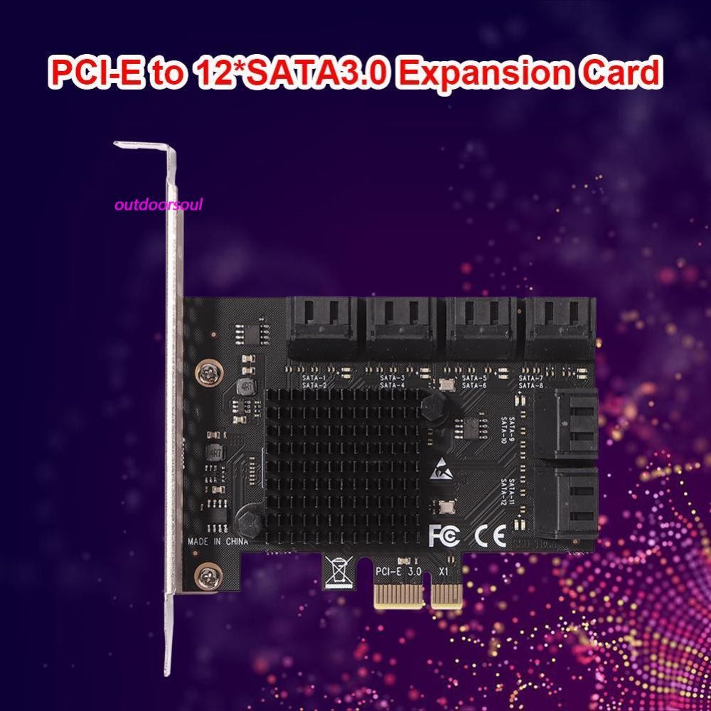 10 Port PCIE Expansion Card PCIe 6Gbps Expansion Card Port PCIE ...