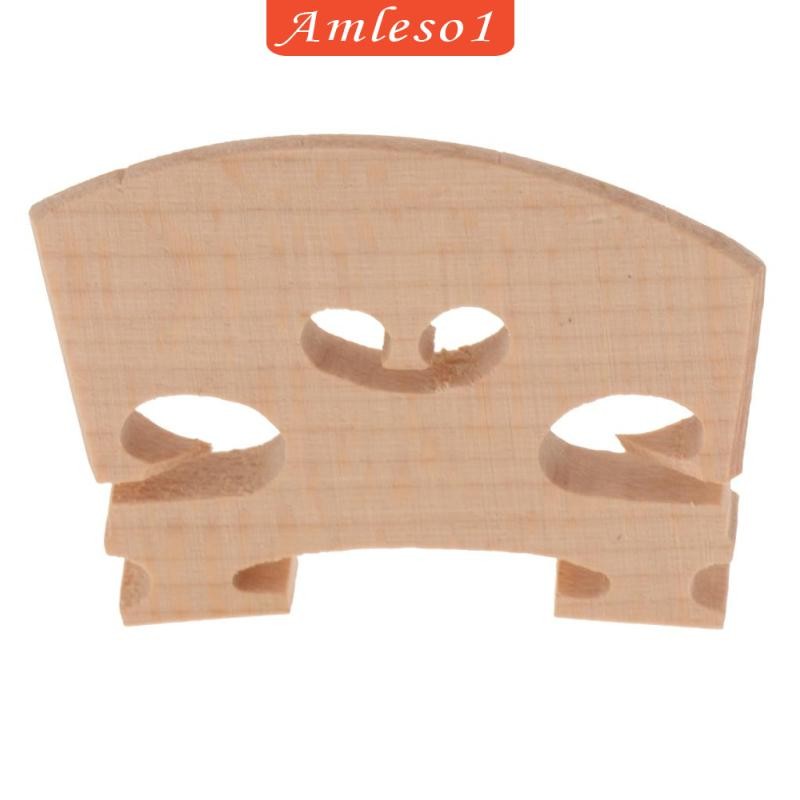 [Amleso1] Violin Fiddle Replacement Wooden Bridge 4/4,3/4,1/4,1/2,1/8 ...