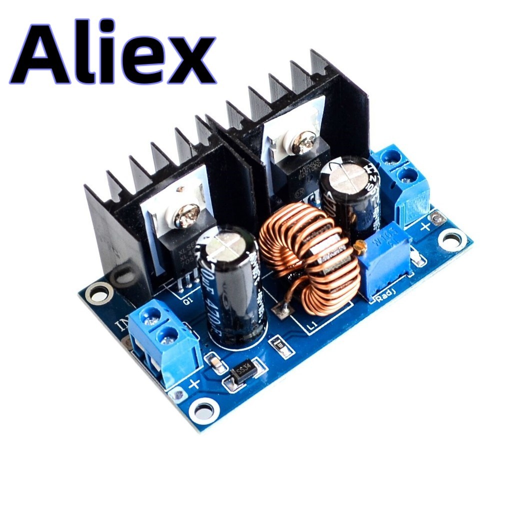 XL4016 PWM Adjustable 4-36V To 1.25-36V Step-Down Board Module Max 8A 200W DC-DC Step Down Buck ...