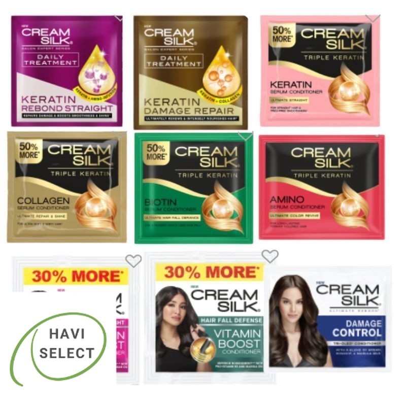 HAVI SELECT CREAMSILK PANTENE DOVE CONDITIONER SOLD BY 12PCS | Shopee ...
