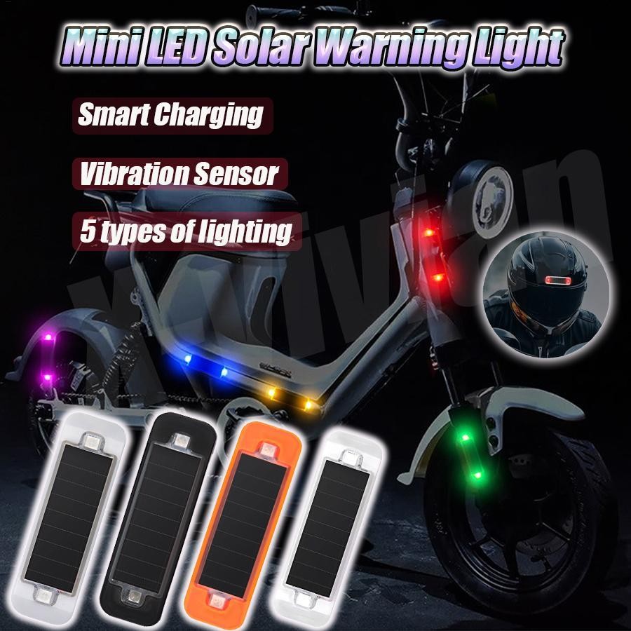 Mini Solar LED Warning Light High Sensitivity Small Solar Powered LED ...