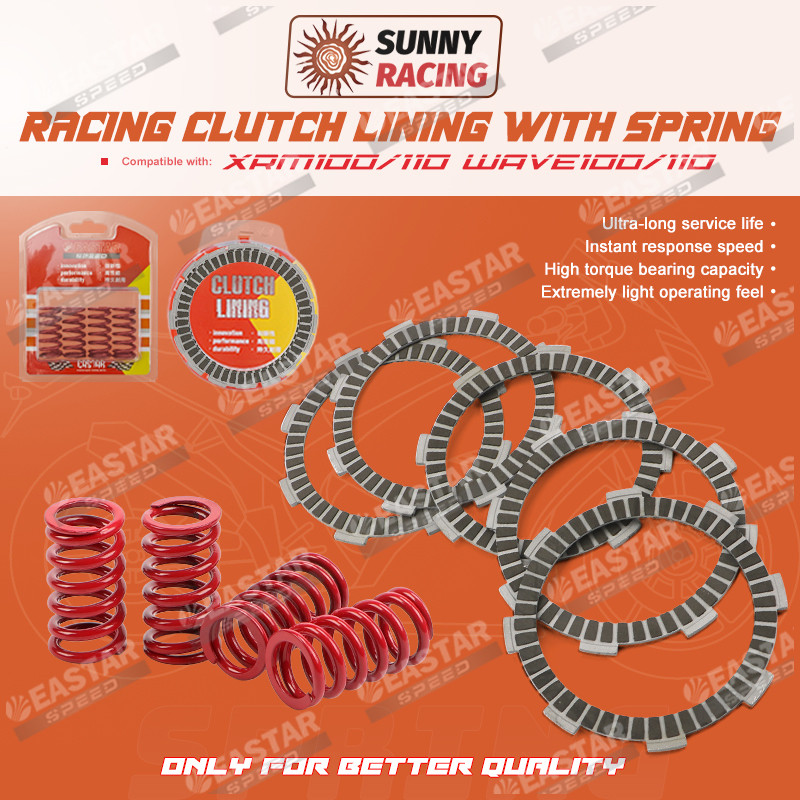 Racing Clutch Lining and Clutch Spring for Wave Xrm 100/110 | Shopee ...
