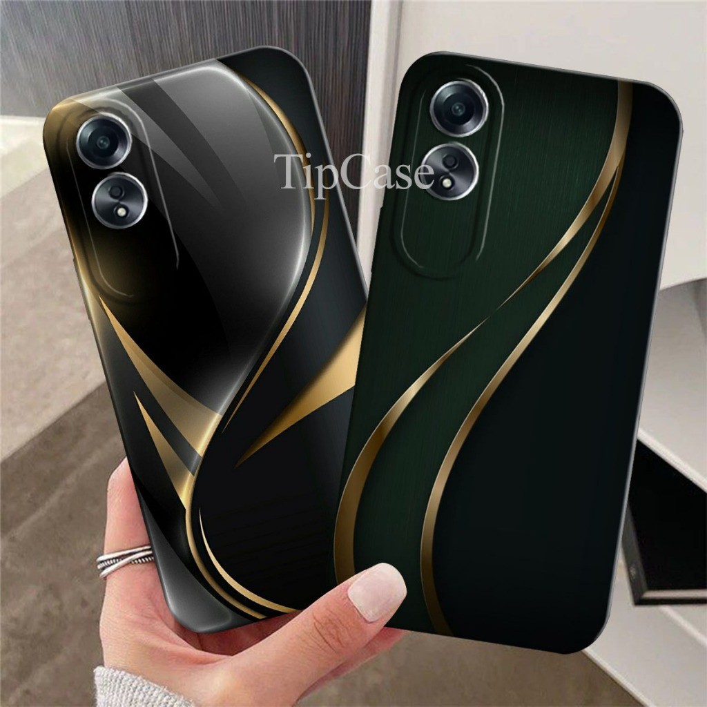 HP Oppo A60 A18 A38 A17 A17K A58 A78 A79 A89 4G 5G Cool Wave Motif ...