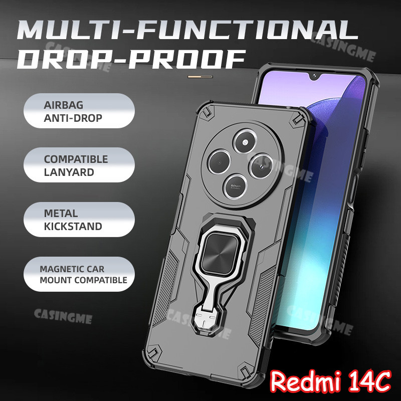 For Redmi 14C 2024 Hard Armor Shockproof Casing For Redmi 14C Redmi14R ...