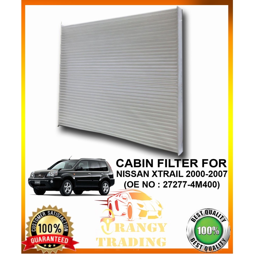 CABIN FILTER for Nissan Xtrail 2000-2007 (27277-4M400) 4x4b | Shopee ...