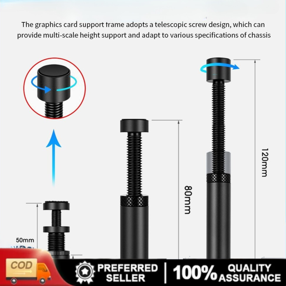 [Fast Shipping] Graphics Card GPU Holder Support Telescopic Rotary ...