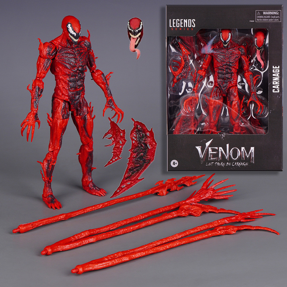 ML Venom Carnage Luxury Version Multi Weapon Joint Movable Figurine ...