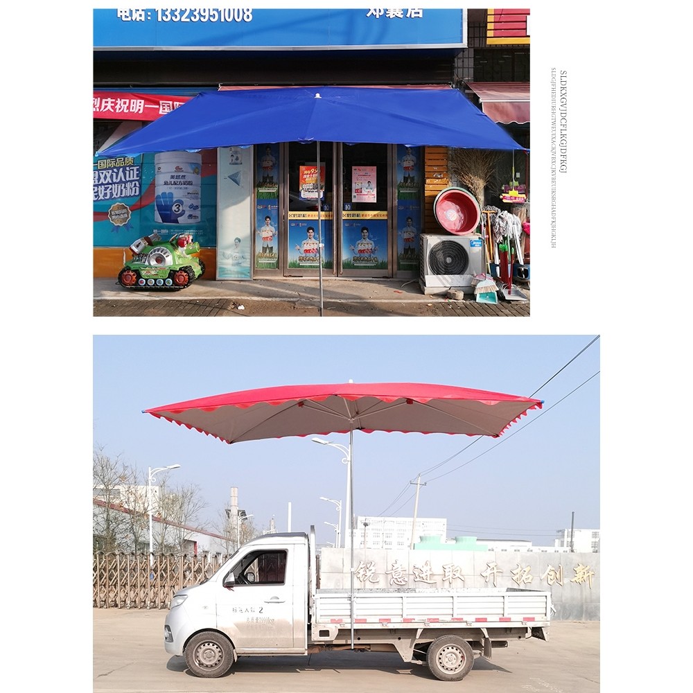 Commercial Use Slanted Umbrella Sunshade Umbrella Half-Slope Umbrella ...