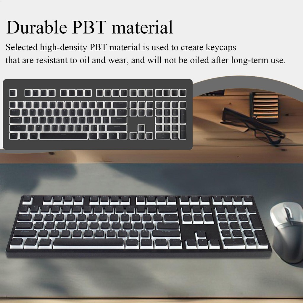 Keycaps for Mechanical Keyboard Shine Through Keycap Set Aesthetic ...