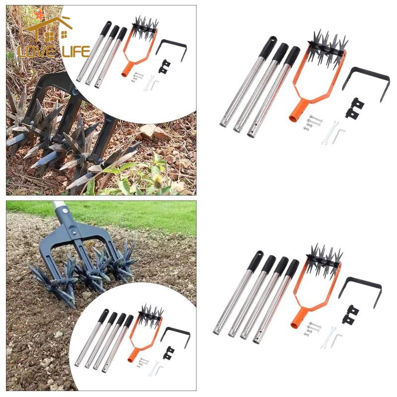 [Whfashion] Garden Rake Garden Tiller Manual Lawn Edger Cordless ...