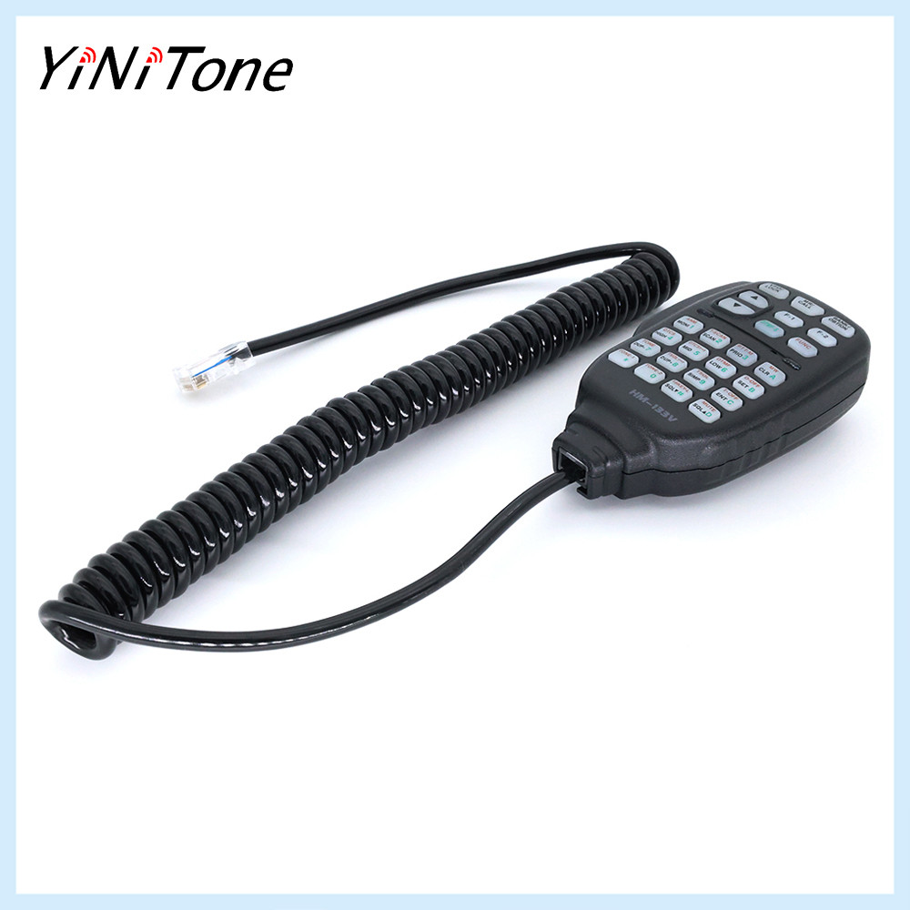 HM-133V Speaker Microphone PTT Handheld Shoulder with Keypad Lighting ...