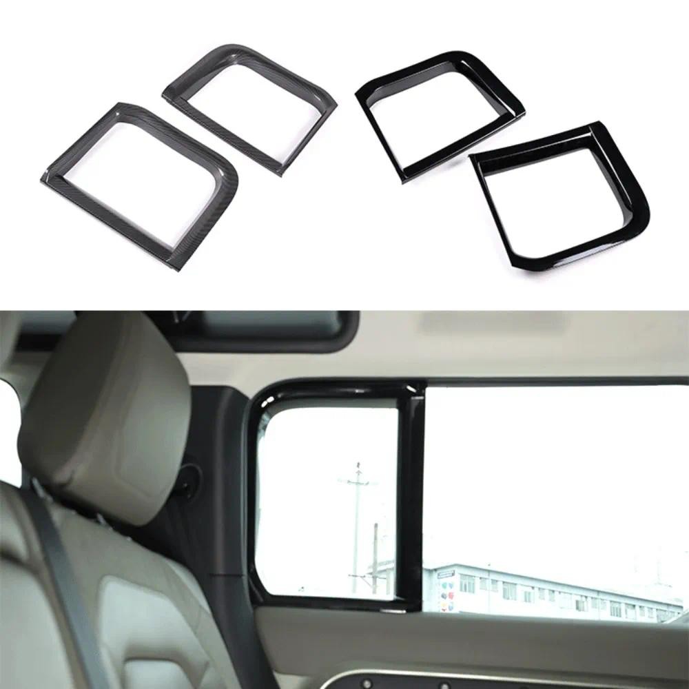 Car Inner Rear Window C-pillar Decoration Frame For Land Rover Defender ...