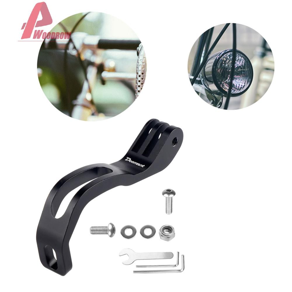 Bicycle Front Light Holder Adjustable Lamp Bracket Sport Camera Stand ...