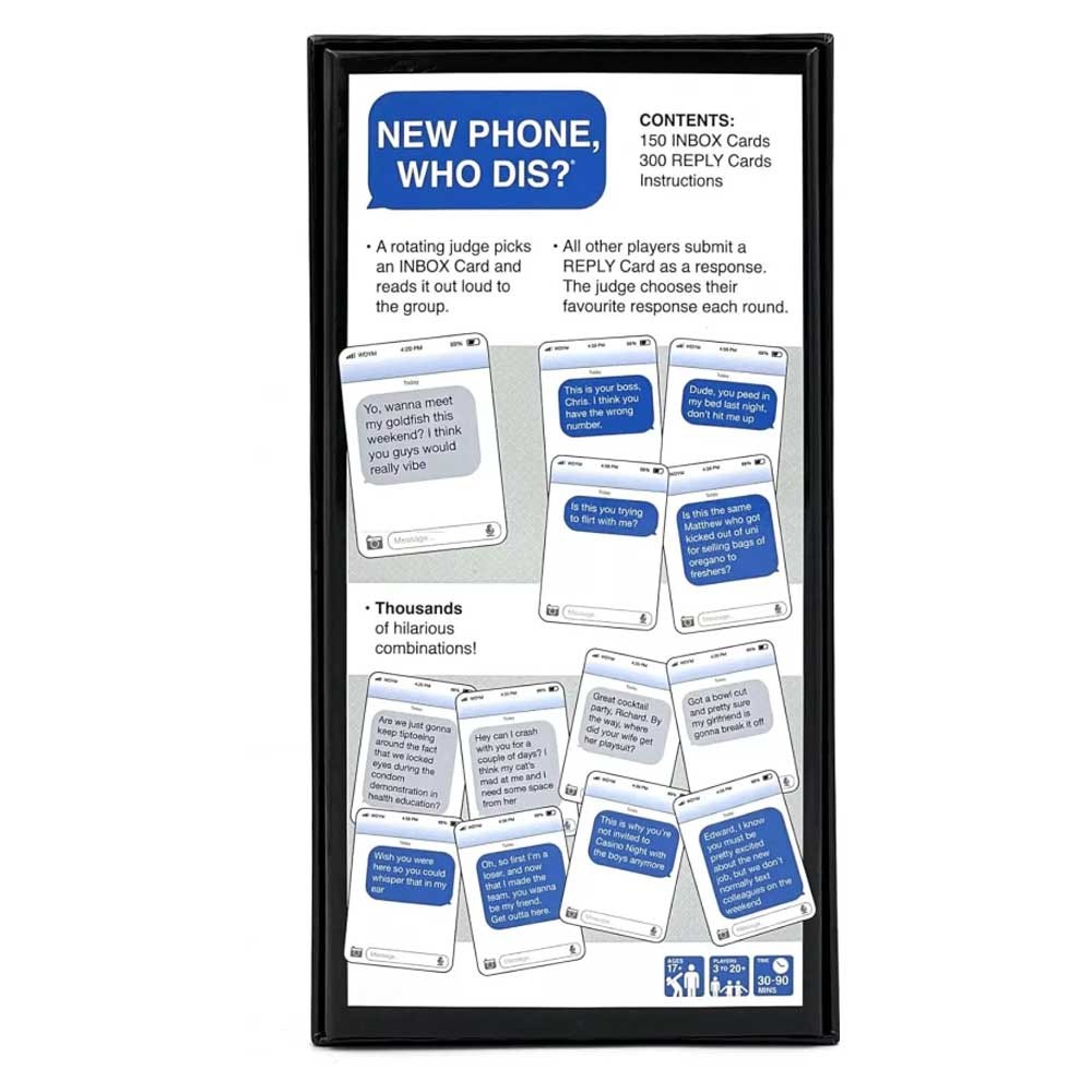What Do You Meme New Phone Who Dis Adult Offline Text Message Party Card Game | Shopee Philippines