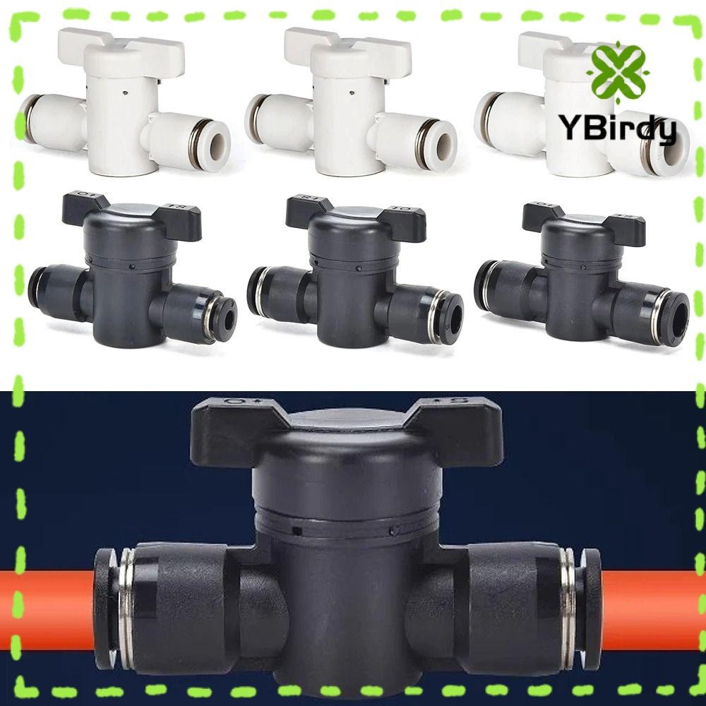 YRBWDYZDH 1Pcs Hand Valve, 4mm 6mm 8mm Quick Joint Connector Pneumatic ...