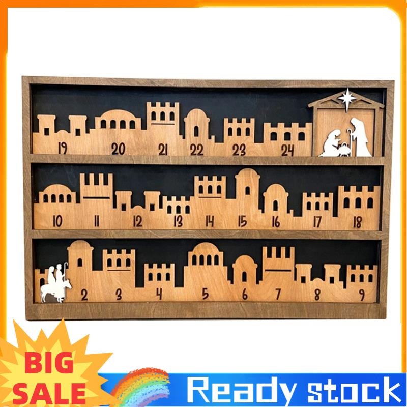 ready stockAdvent Calendar for the Birth of Jesus, Countdown to Jesus ...