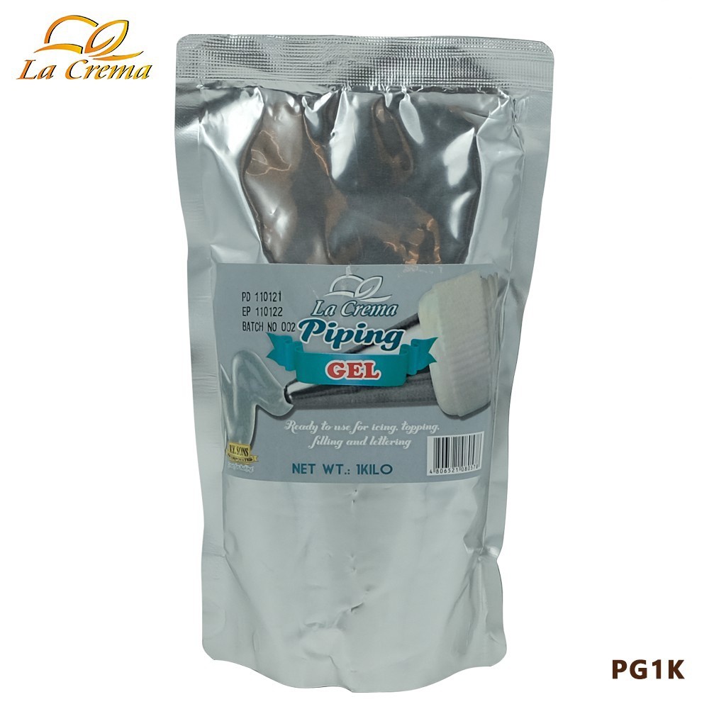 Piping Gel Baking Lettering Pipping Toppings Filling 1kg FY Sons PG1KG ...
