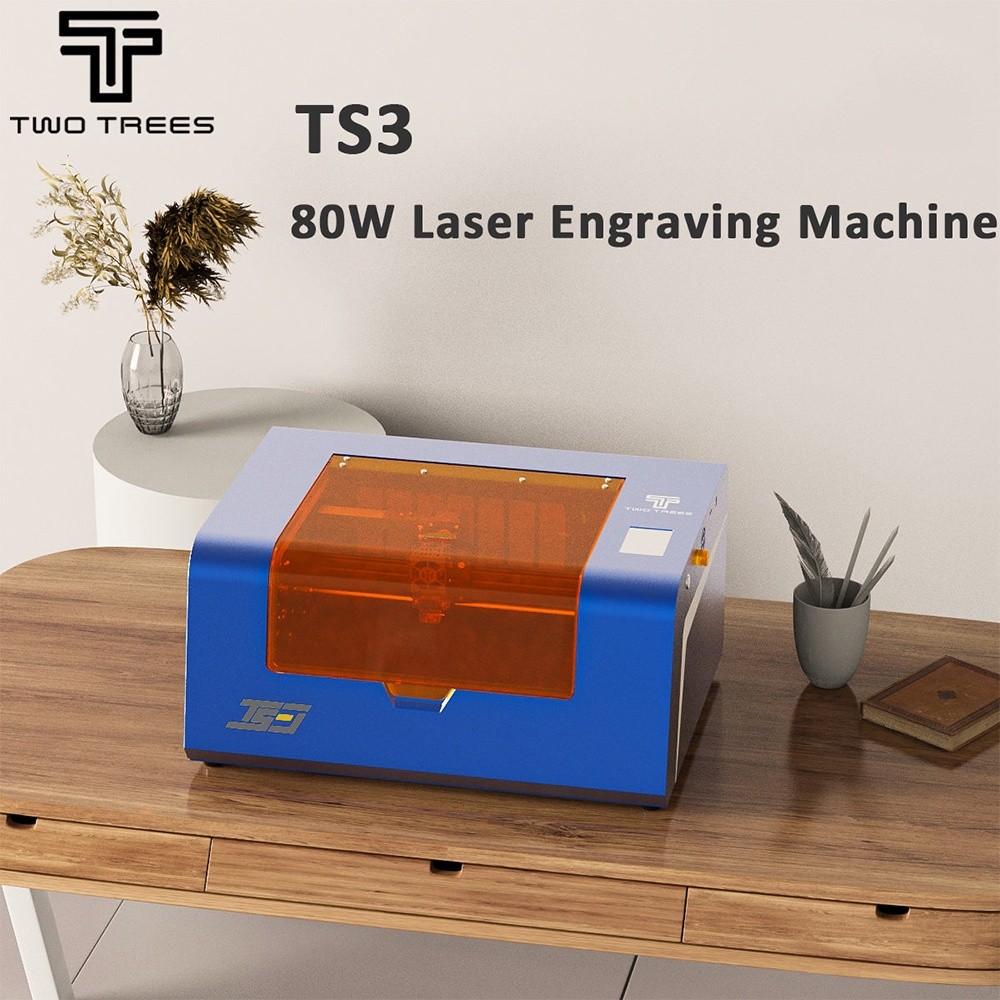 Two Trees 80W Laser Engraver TS3-100 Wood Engraving Machine High Power ...