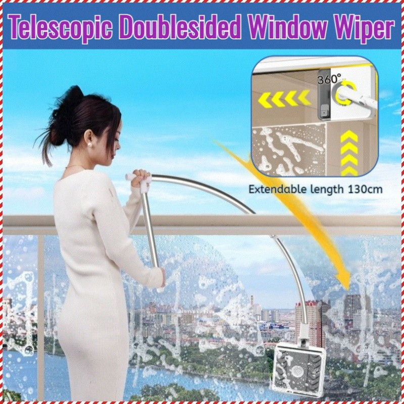 Window Cleaning Tools Window Cleaner Rotary Double-sided Cleaning ...