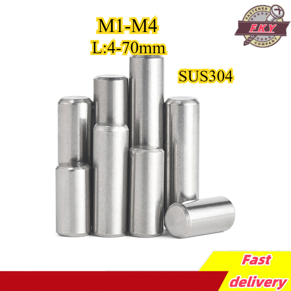 Dowel pins SUS304 cylindrical pin locating pin fixed pin shaft solid ...