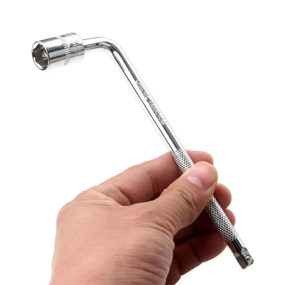 1/4" L-shaped Socket Wrench High Torque Square Interface Spanner High ...