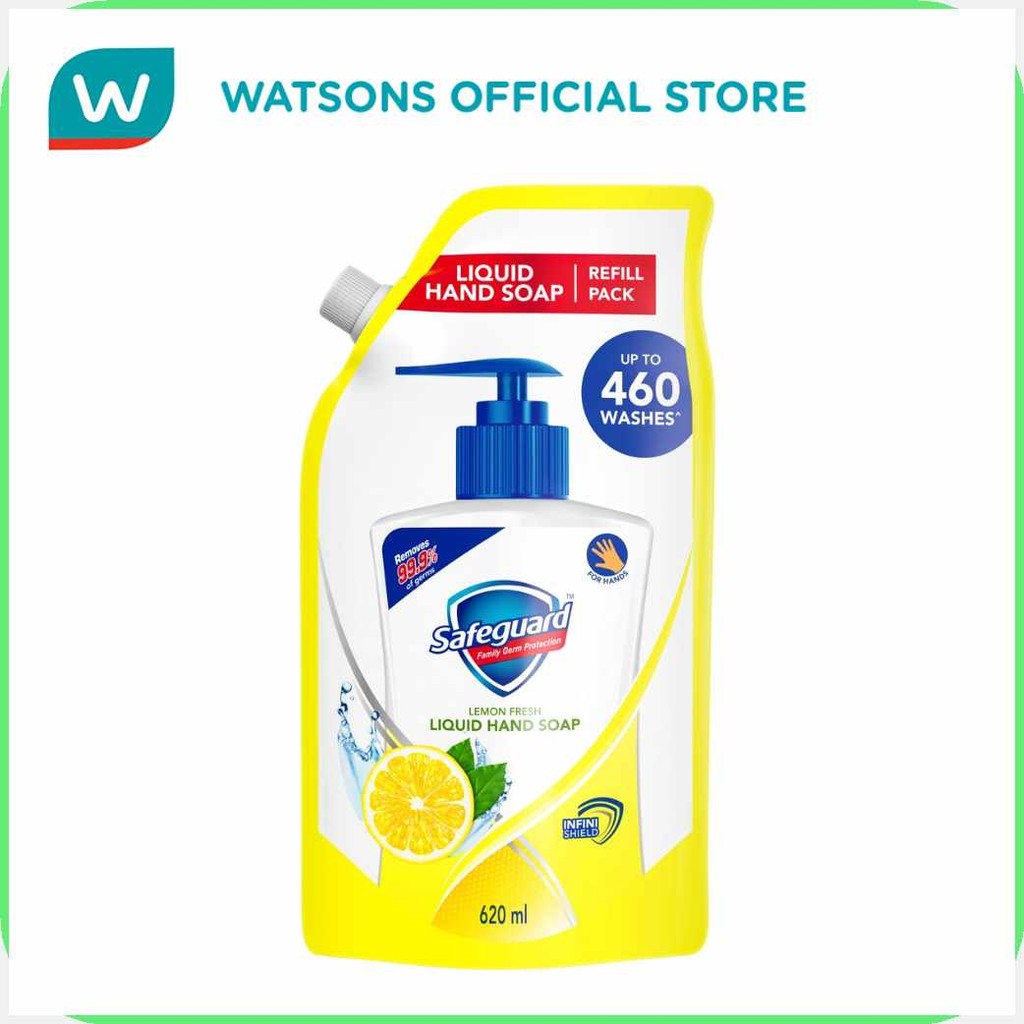 SAFEGUARD[s&Liquid|yL=NHand)Vz>Soap)Rk>Lemon)qj>620ml)RY>Refill ...