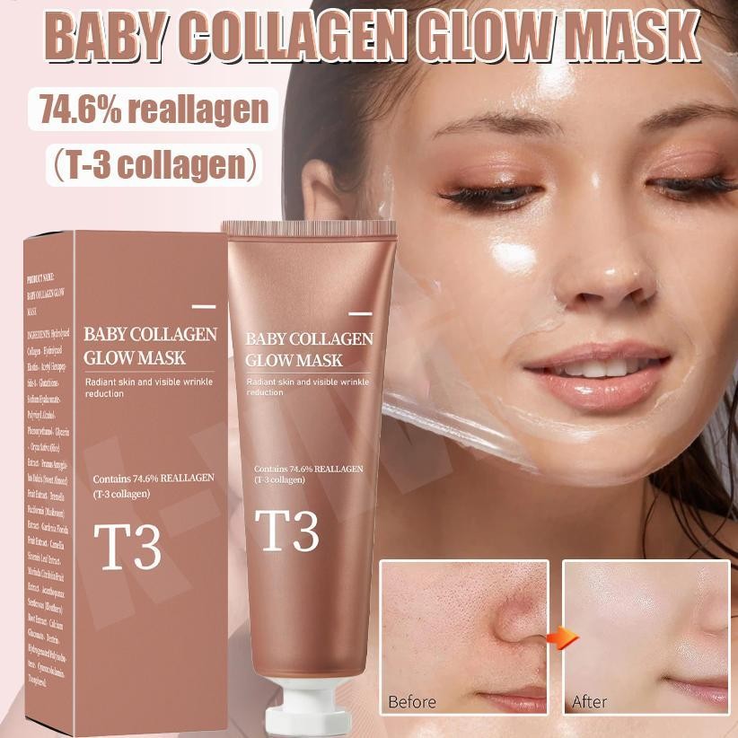Baby Collagen Glow Mask Peeling Skin Care Radiance Mask Skin Care ...