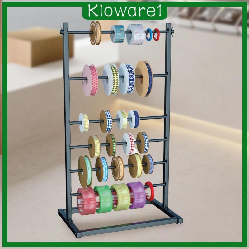 [Kloware1] Ribbon Organizer Ribbon Storage Stand Metal Multifunctional ...