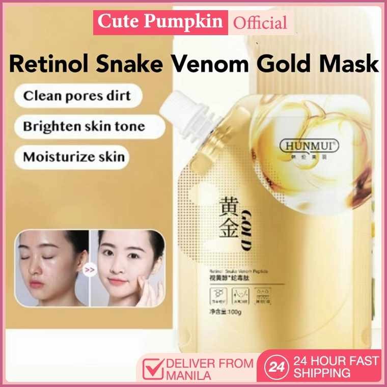 Retinol/c)Snakep_Venom+rL@tl@Collagen+vc@Gold+zX@Facial+UV@Mask+b@100g ...