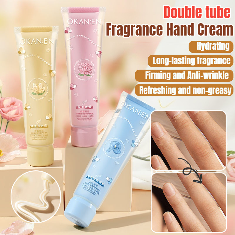 Natural vegetable oils hand sanitizer Hand Cream Double Tube ...