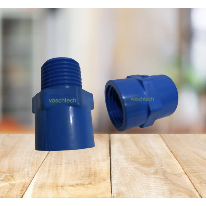 20 25 32 PVC BLUE MALE FEMALE ADAPTER | Shopee Philippines