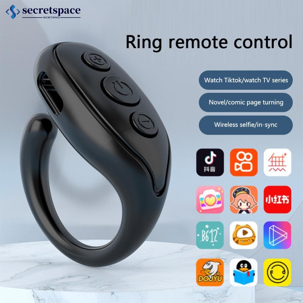 SECRETSPACE Bluetooth 5.3 Wireless Fingerband Remote Control Portable ...