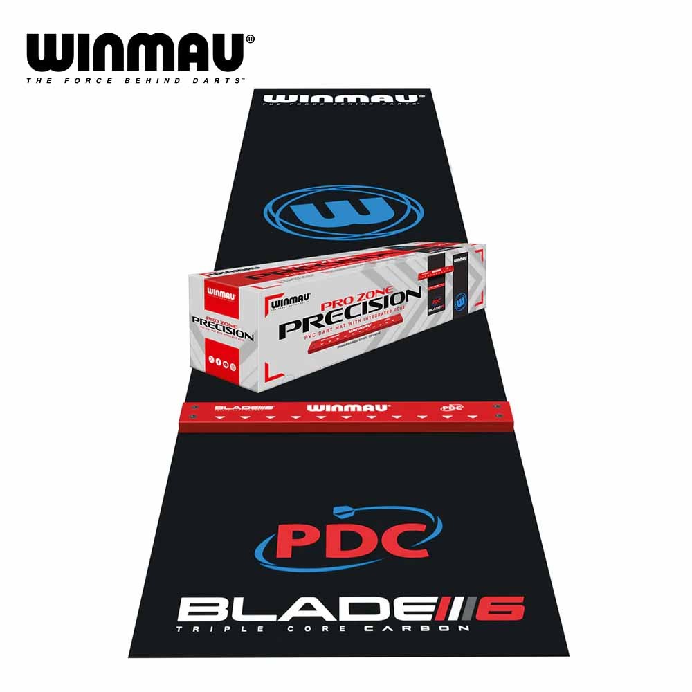 Winmau Pro Zone Precision PVC Dart Mat & Integrated Oche | Shopee Philippines