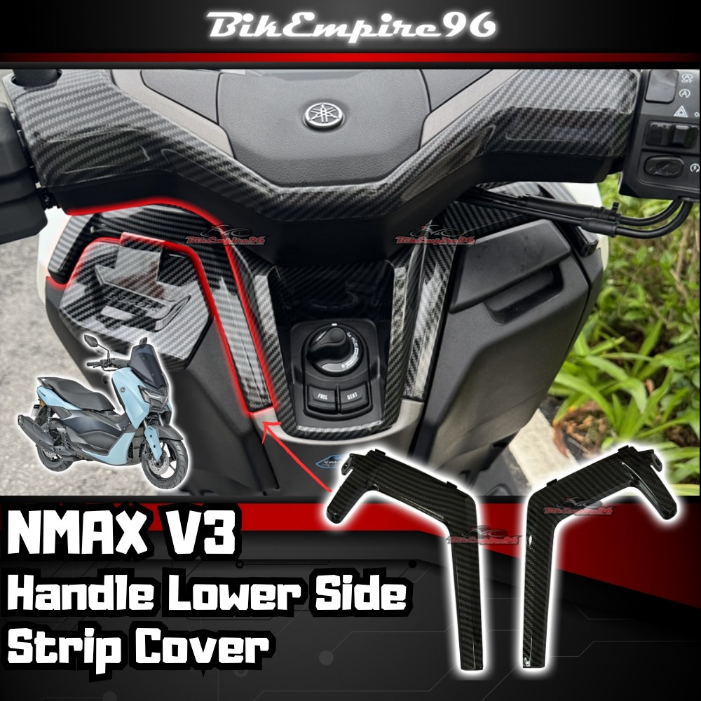 NMAX V3 155 2025 Left Right Storage Upper Cover Under Handle Bar Left ...