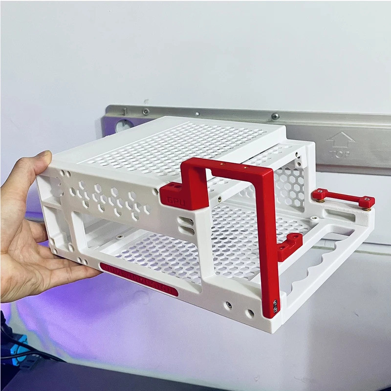 ITX PC Case Computer Case DIY Gaming Computer PC Cabinet Mini ITX Case Desktop PC Cabinet 1U ...