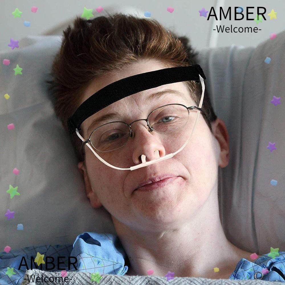 AMBER Oxygen Cannula Headband, Adjustable Ear Protector Oxygen Tube ...