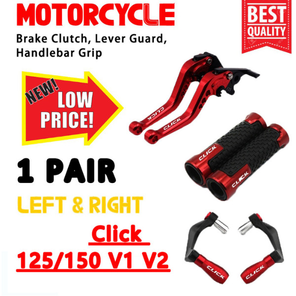 For Honda Click 125 150 V1 V2 Brake Clutch Lever Guard Handlebar Grip ...
