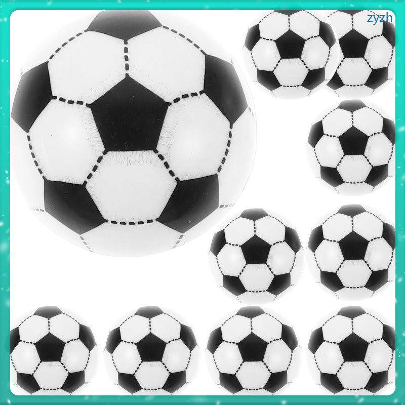 Injection Molded Small Football 10 Pcs Desk Game Balls Table Soccer ...