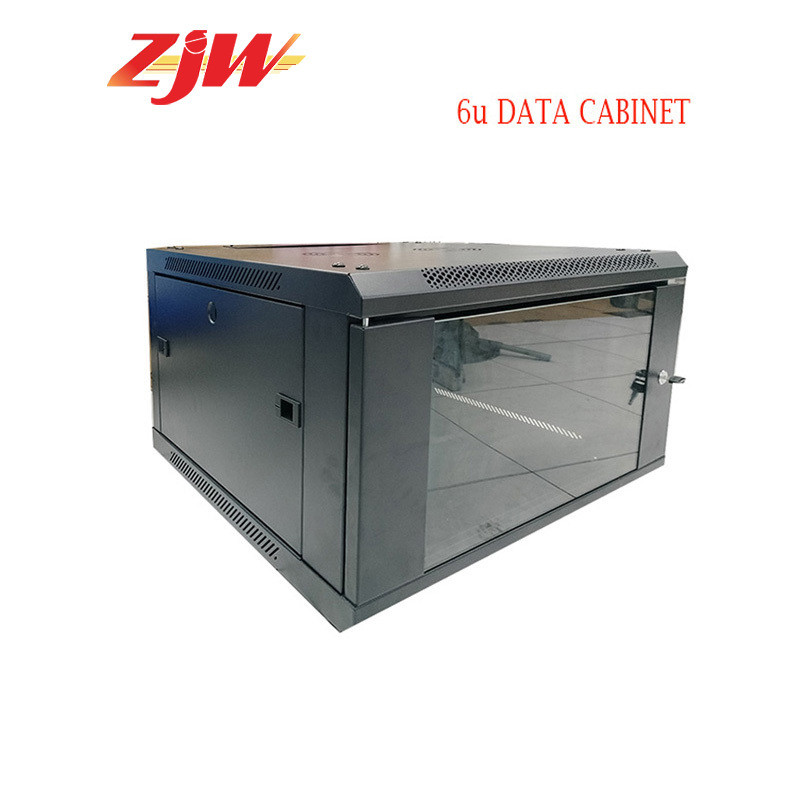 ZJW 6U Data Cabinet Network Cabinet Wall-mounted Monitoring Weak-box ...