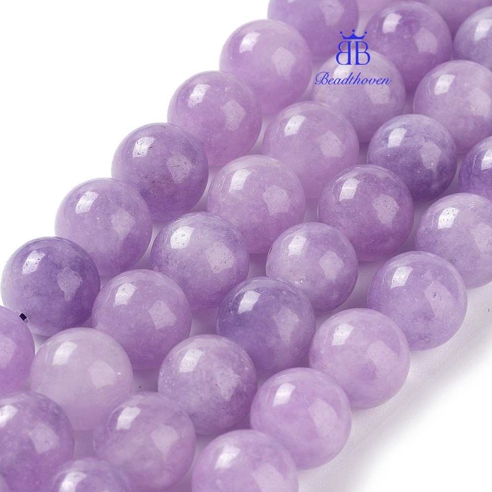 1Strand Dyed Malaysia Beads Strands Round Lilac 10mm Hole: 1.2mm about 19pcs/strand 7.09 inch ...