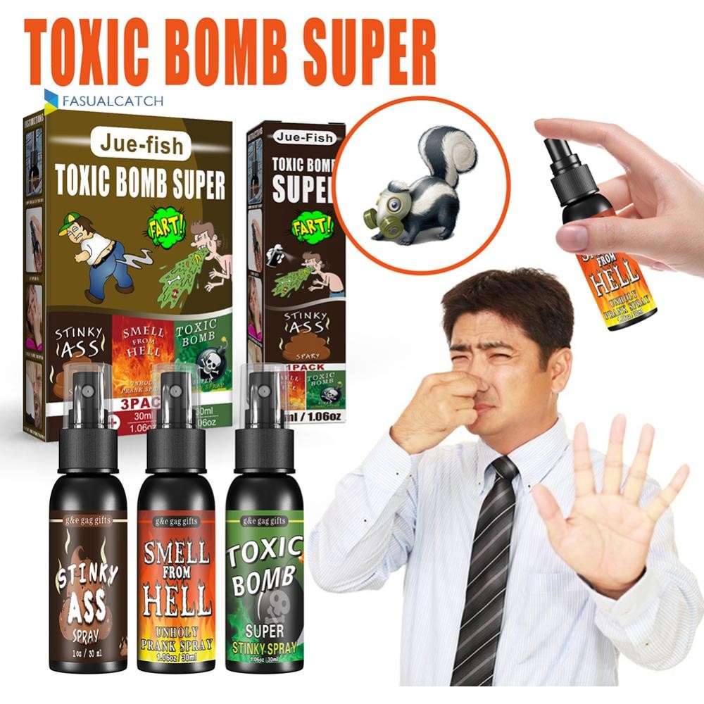 Fart Spray 30ml Non Toxic Fart Bomb Fart Spray for Pranks Liquid Assart ...