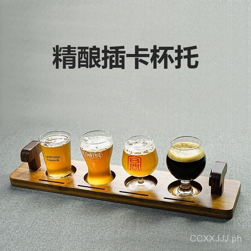 Beer Glass Tray Home Display Rack 4/6 Holes Can Be Inserted Card Small ...