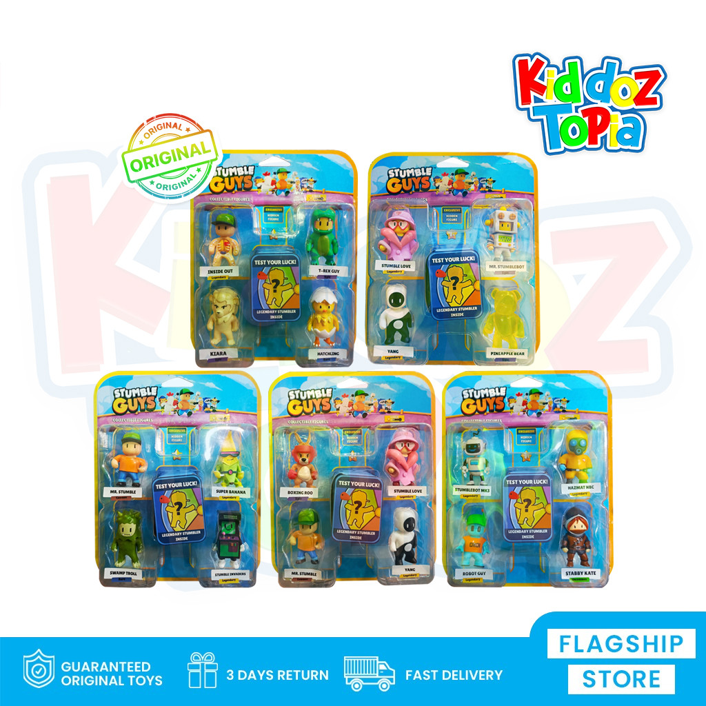 Stumble GUYS S2 Collectible Figures 5 Pack Blister SG2240 | Shopee ...