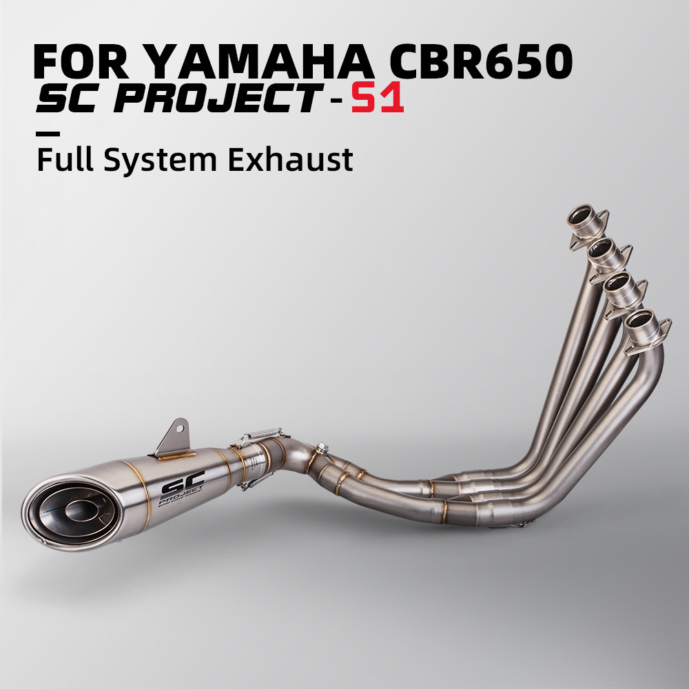 Motorcycle Exhaust System Upgrade Kit For CBR650R CB650R CB650F CBR650F ...