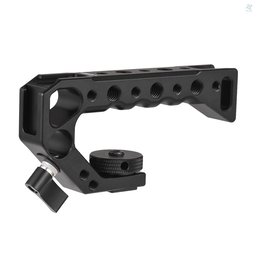 Top ⭐ Photography stents Universal Top Handel Camera Top Handgrip with 4 Cold Shoe Mounts ARRI ...