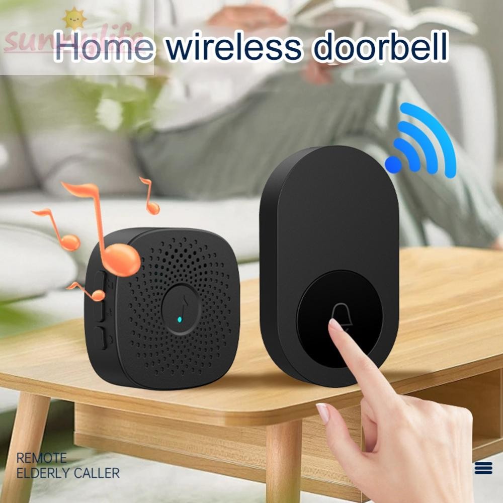 USB Powered Wireless Doorbell with Adjustable Volume and Long ...