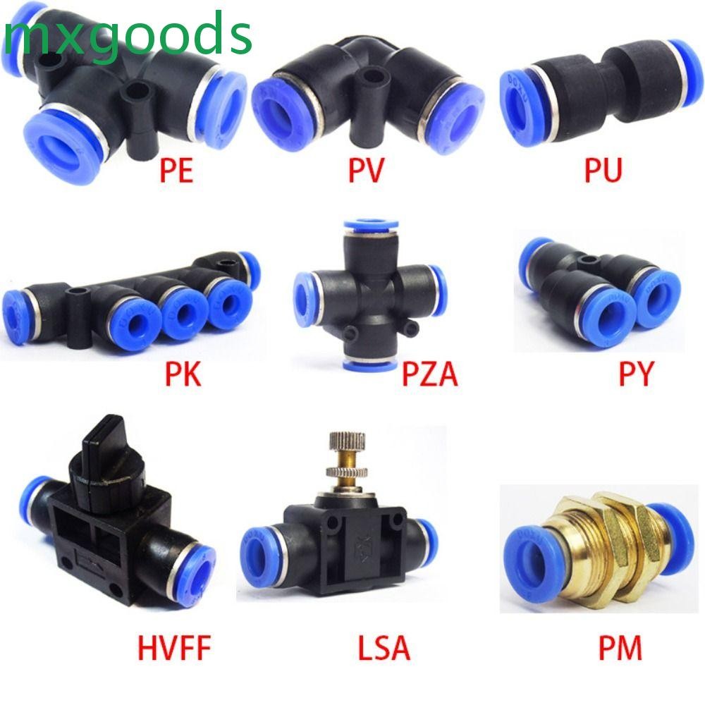 MXGOODS Quick Fittings Hard Pu/Pv/Pk/Pe/Py/Pm/Sa Tube Material Pneumatic Auxiliary Accessory ...